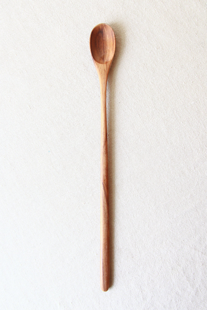 Teak Long Tasting Spoon – Earthen