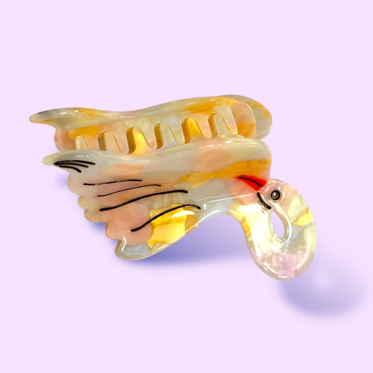 Swan Hair Claw – Earthen