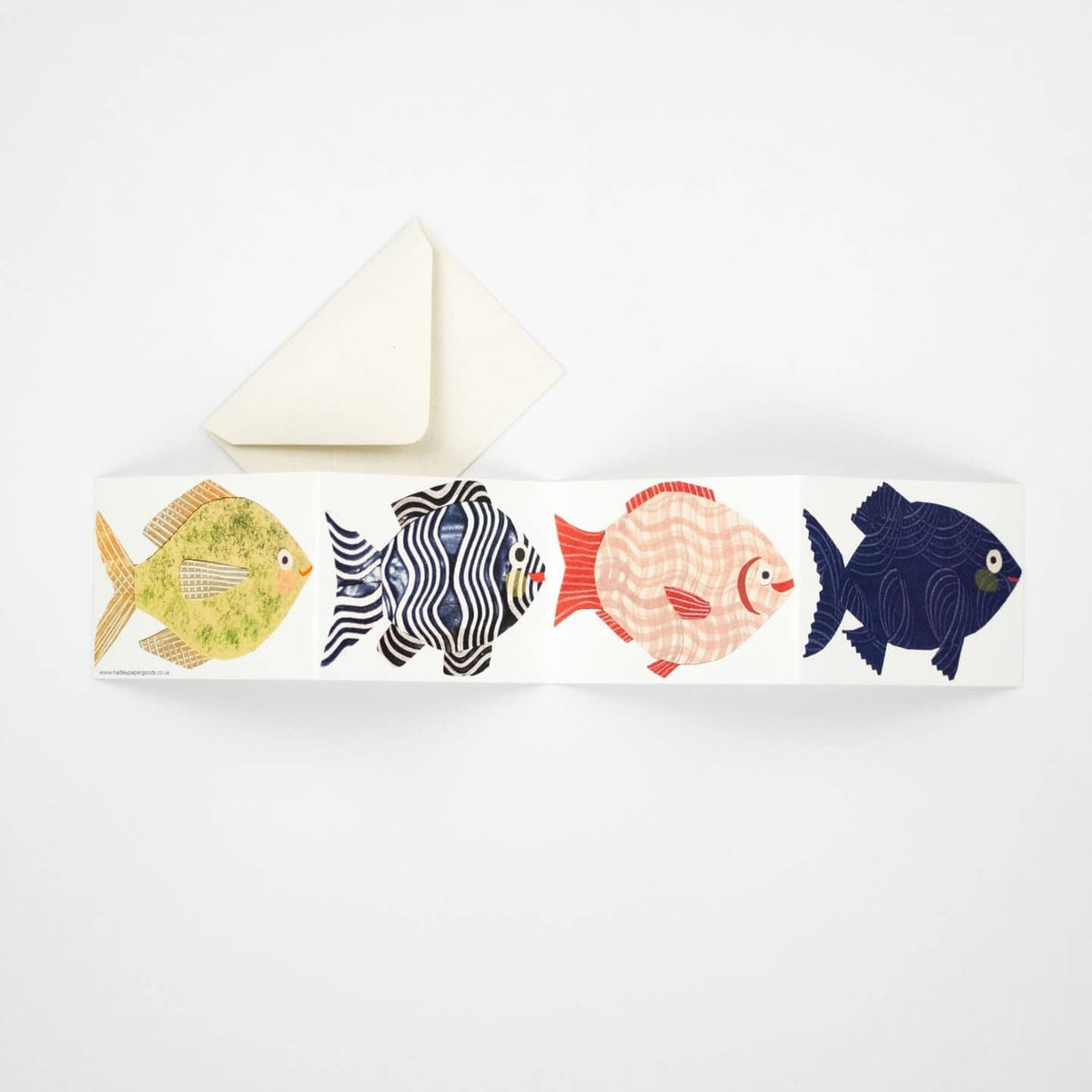 Fish Concertina Greeting Card – Earthen