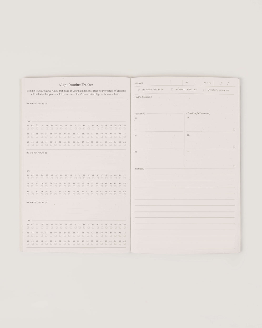 Night Routine Journal – Earthen