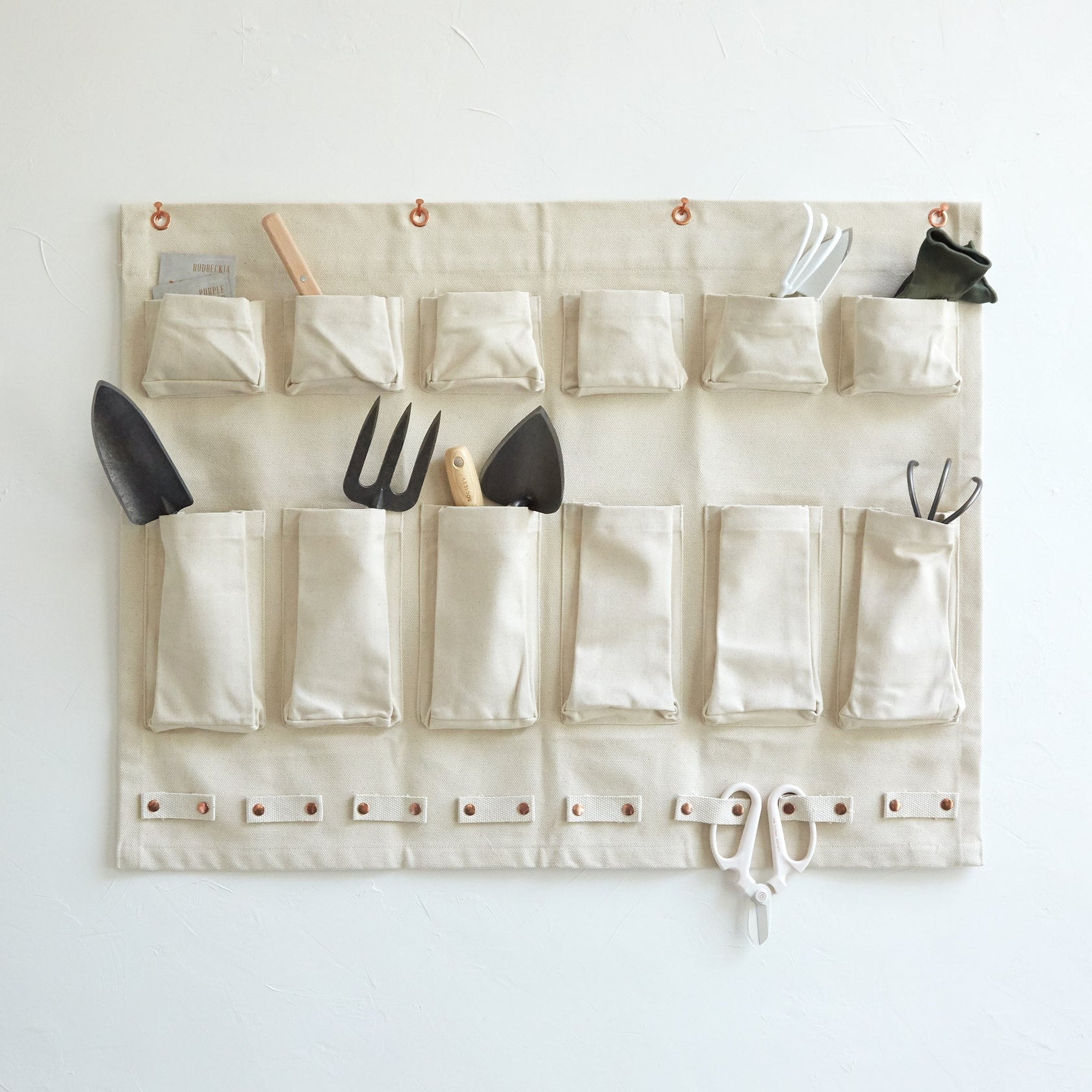Small Canvas Wall Organizer – Earthen