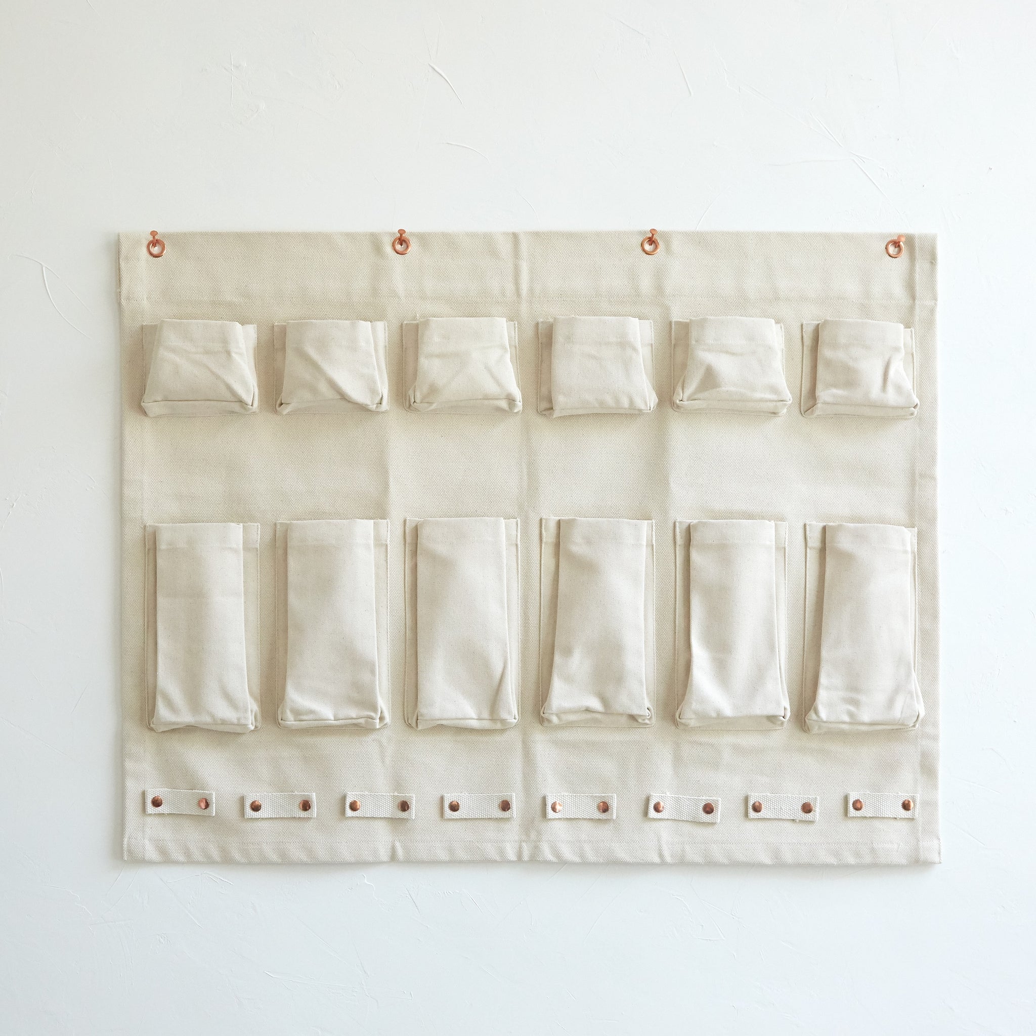 Small Canvas Wall Organizer – Earthen