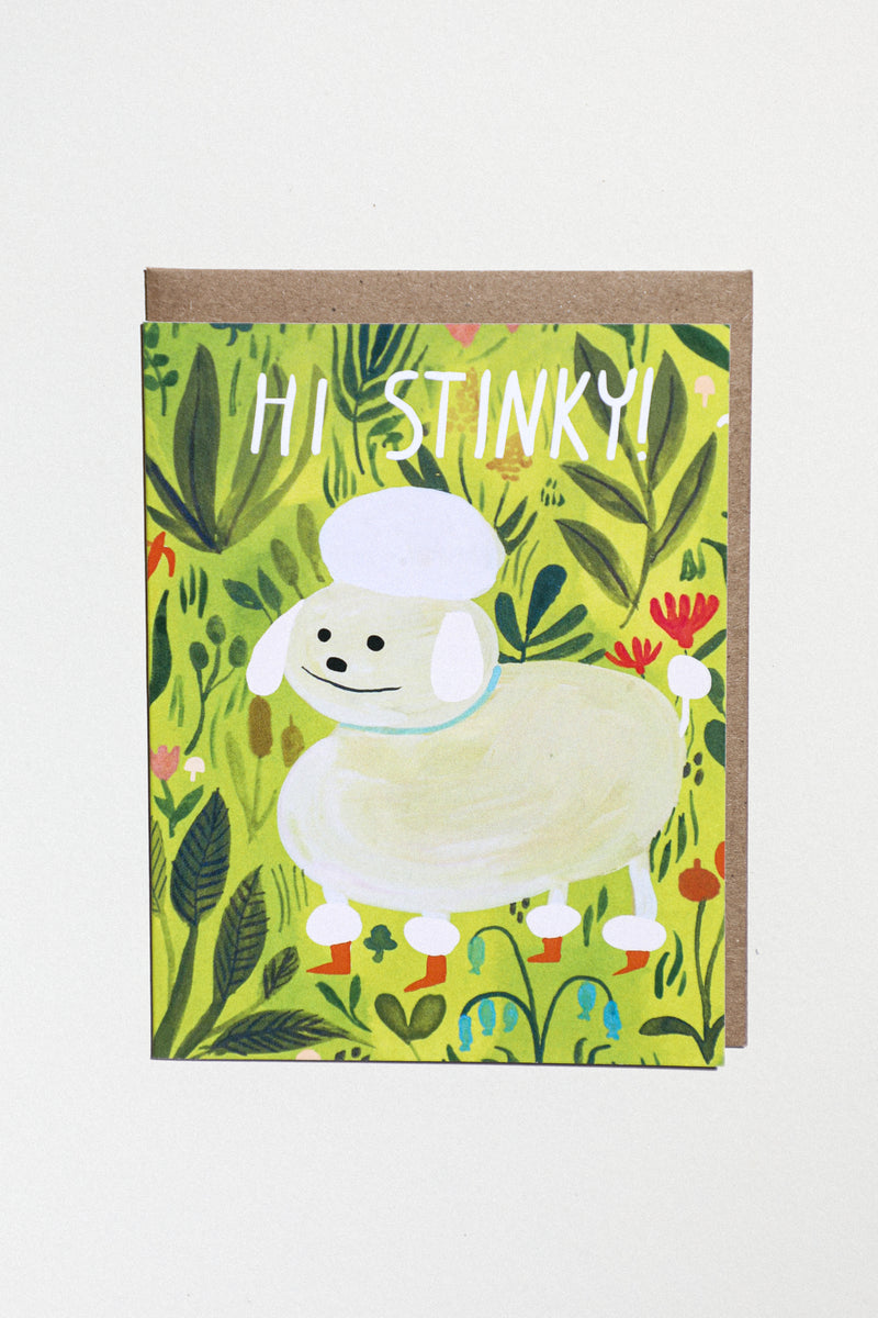 Hi Stinky Greeting Card – Earthen
