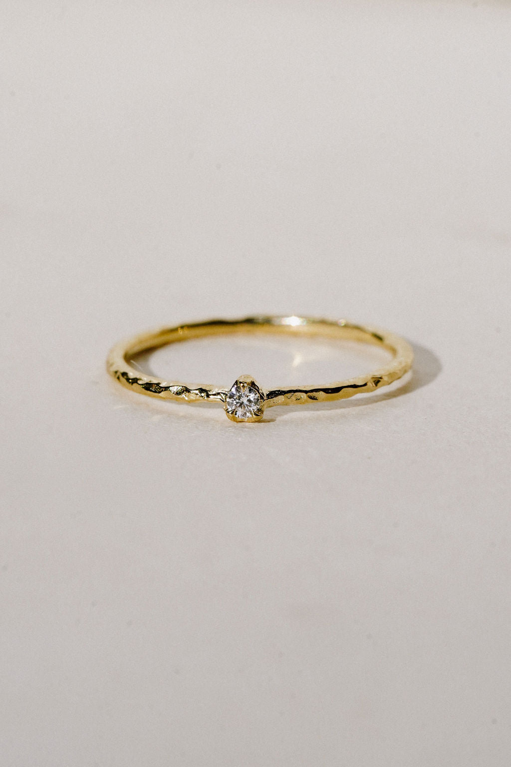 Dainty Diamond Ring – Earthen