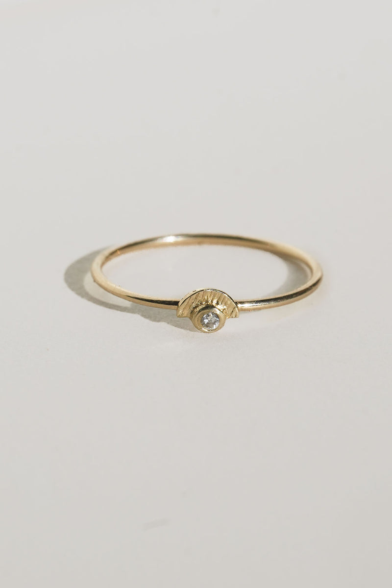 Sunshine Diamond Ring / 14K Gold – Earthen