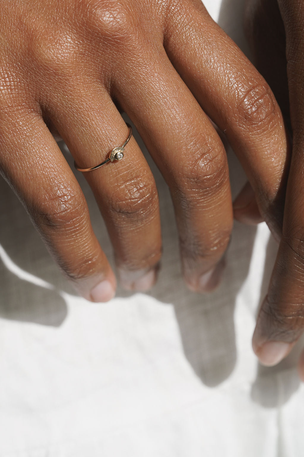 Sunshine Diamond Ring / 14K Gold – Earthen