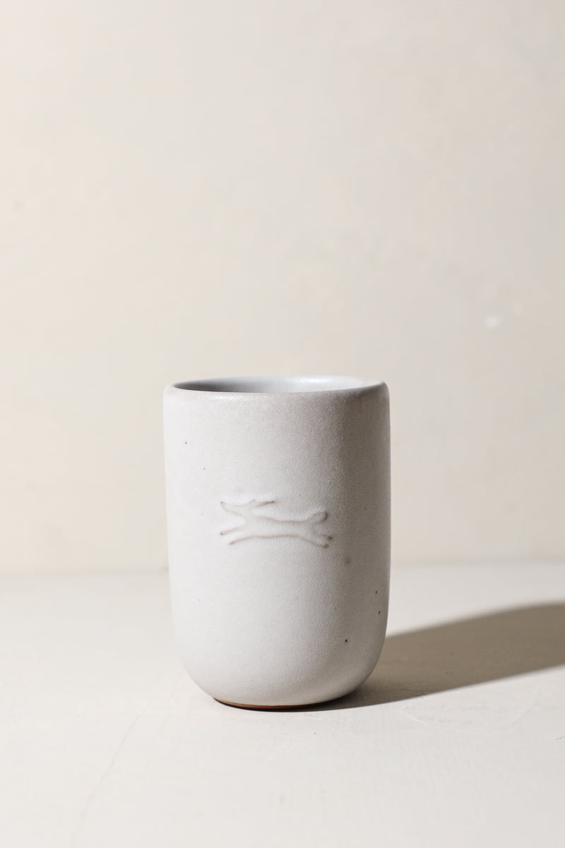 Embossed Tumbler / Wolf No. 1 – Earthen