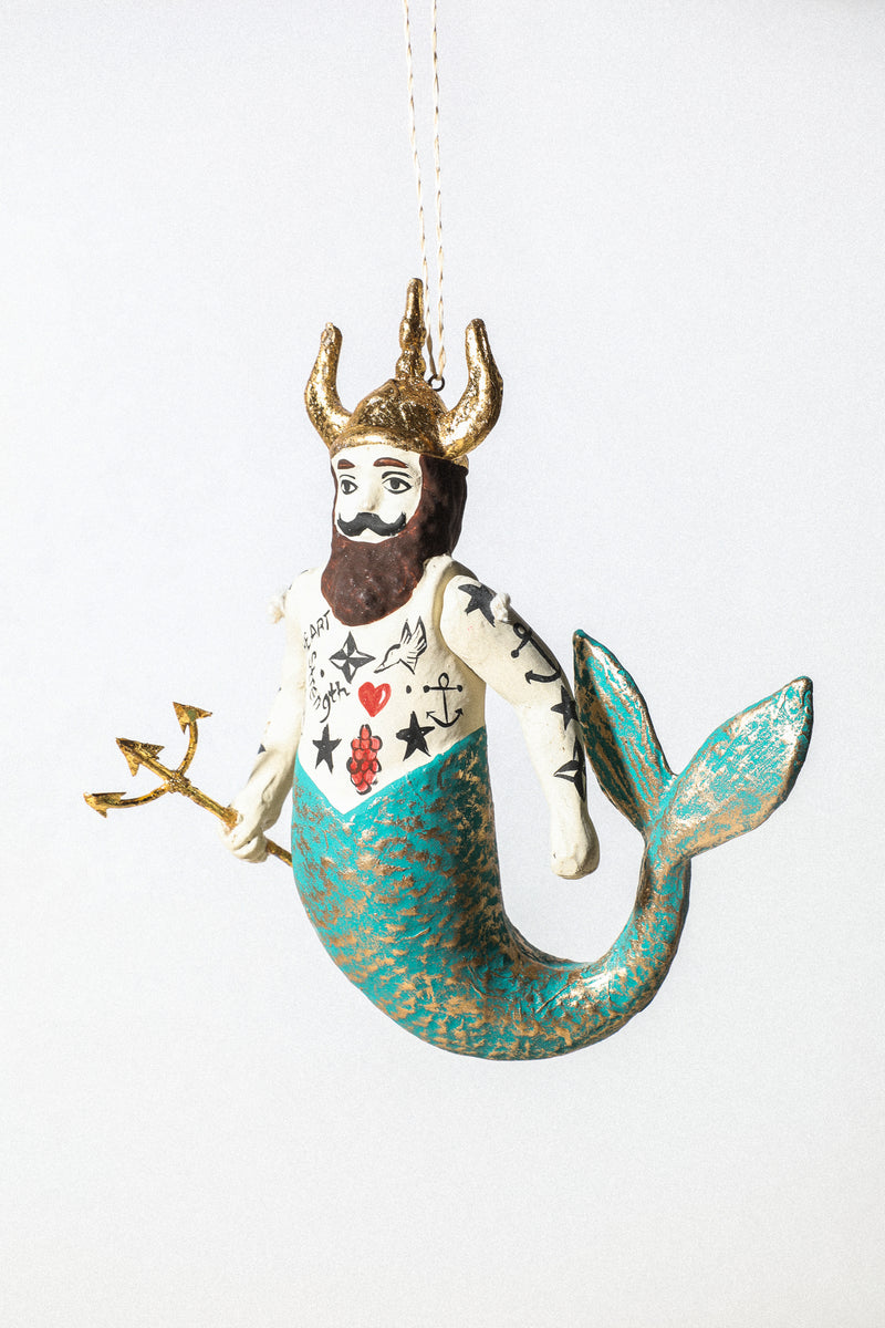 Merman Ornament – Earthen