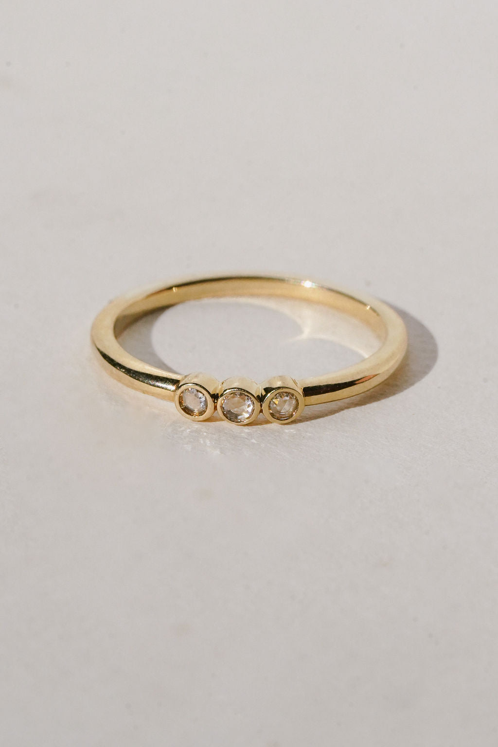 Triple Diamond Stacking Ring – Earthen