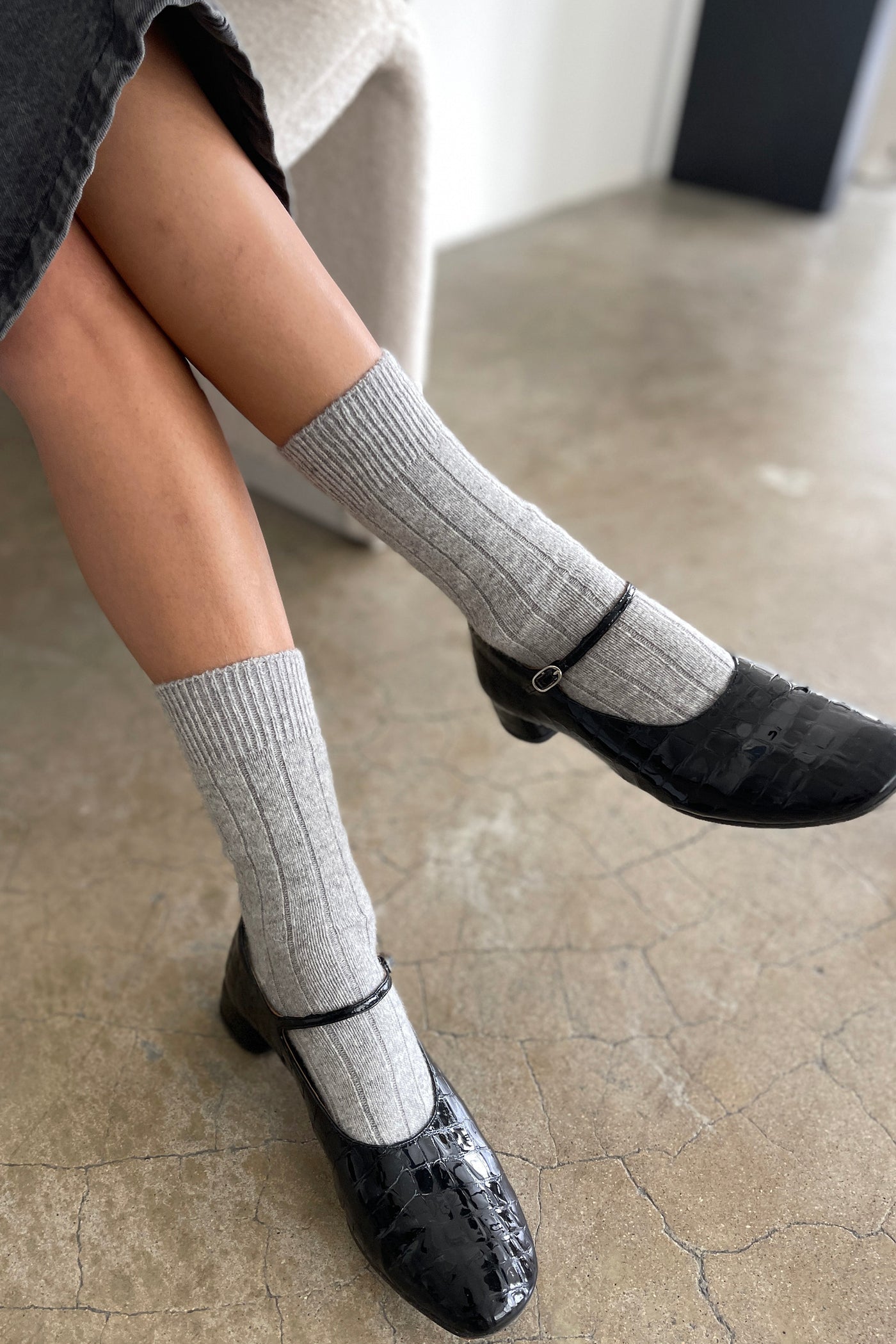 Classic Cashmere Sock – Earthen