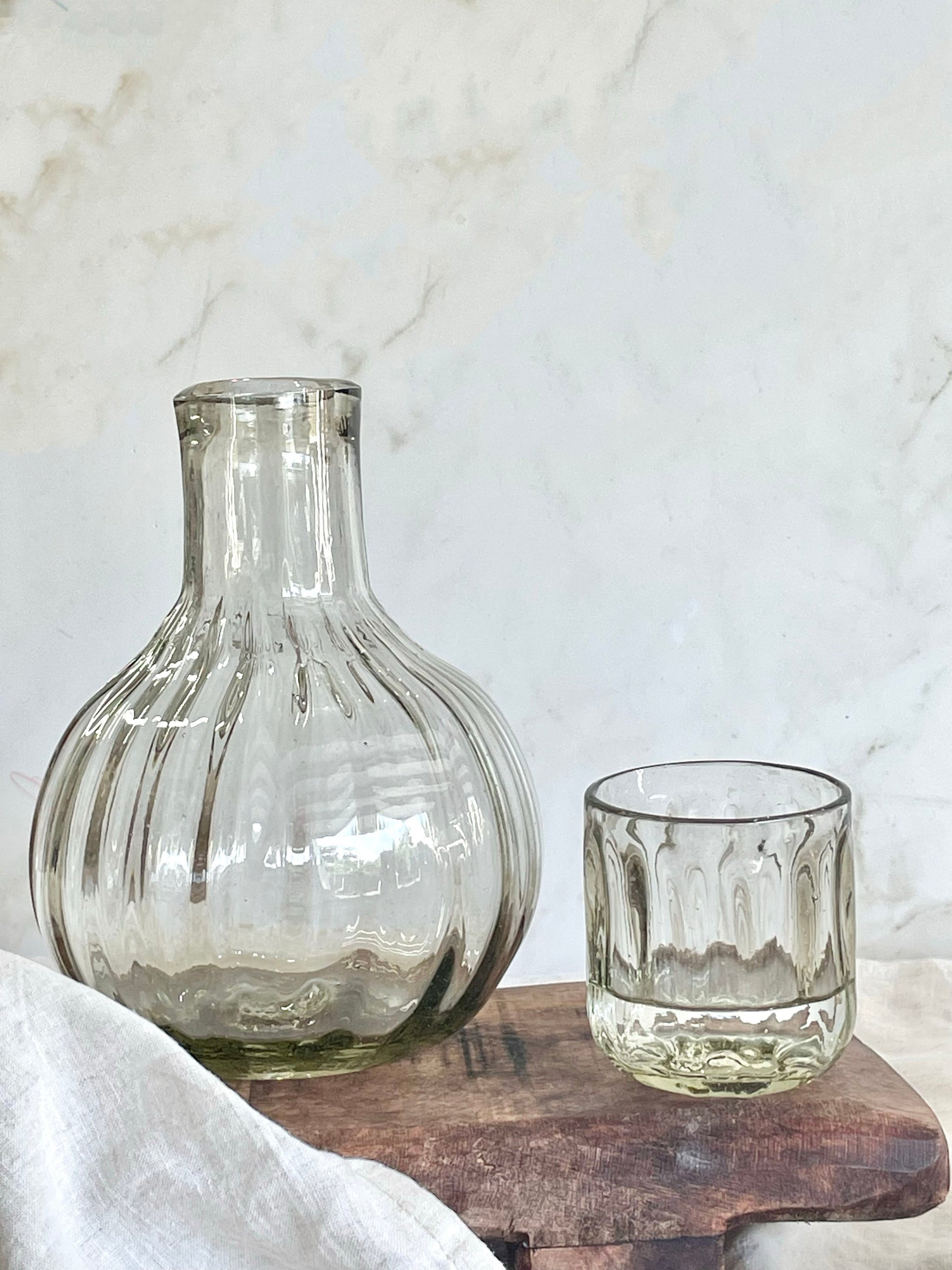 Fluted Glassware – Earthen