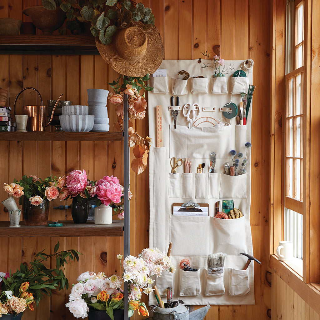 Large Canvas Wall Organizer – Earthen
