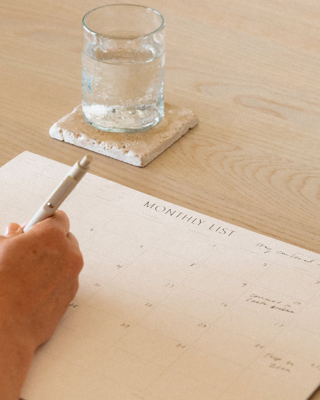 Monthly List Notepad – Earthen