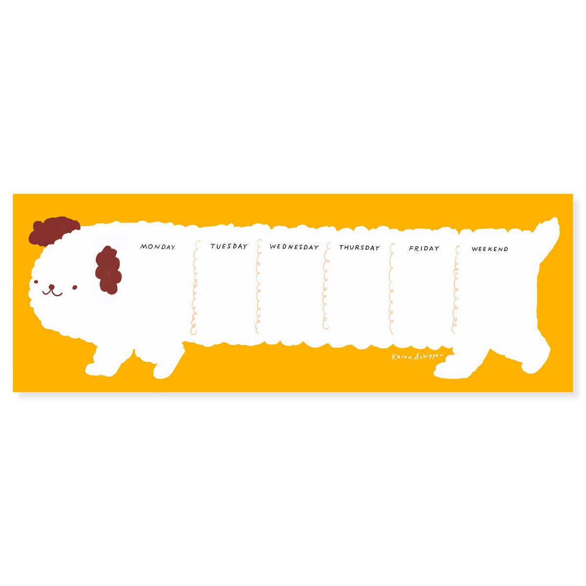 Dog Weekly Planner Pad – Earthen