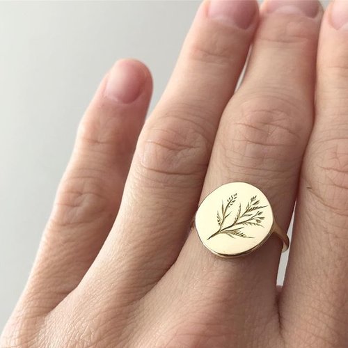 Wildflower Ring - Gold Vermeil – Earthen