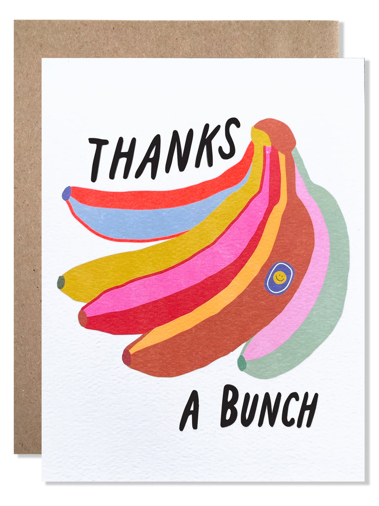 Thanks A Bunch Greeting Card – Earthen