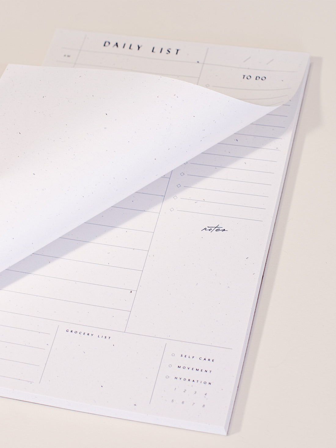 Daily List Notepad – Earthen